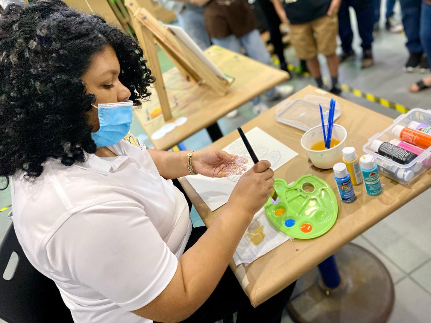 Fotos: Taller de Pintura – Paisajes de Texturas – Museo de Arte de Bayamón